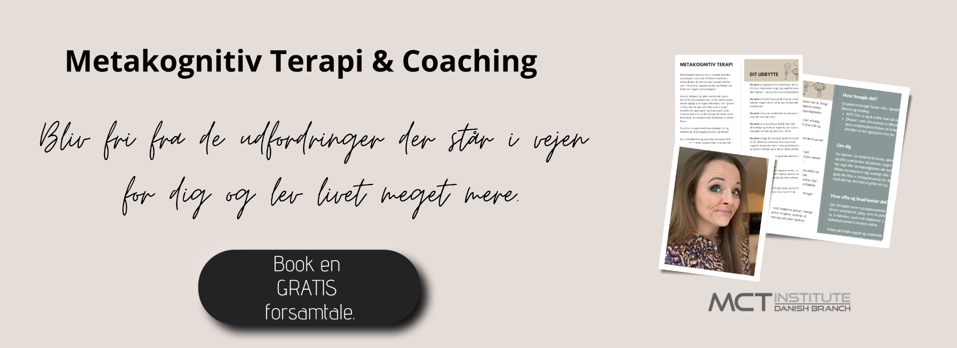 Metakognitiv terapi i Kolding - Book en gratis for-samtale